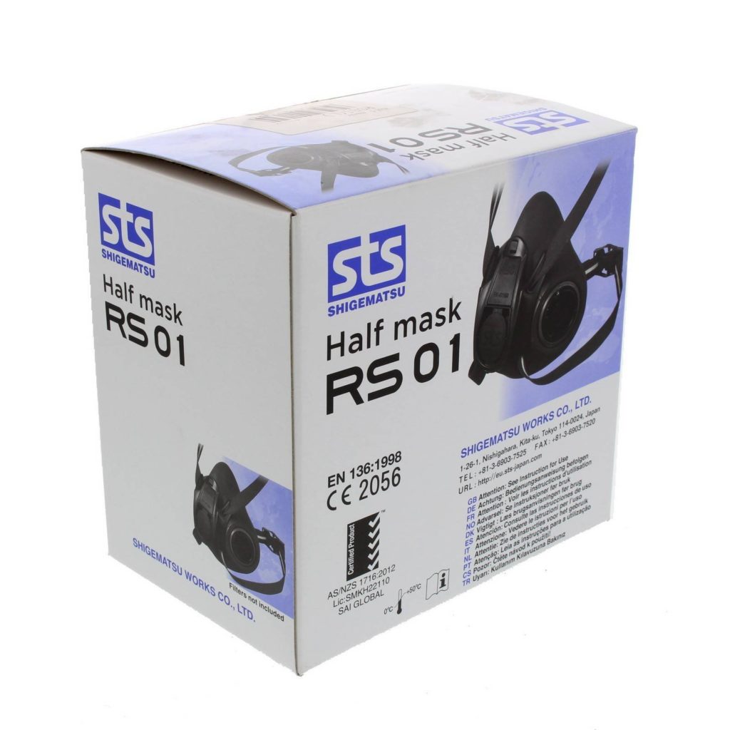 STS Shigematsu RS01 Half Mask (TPE) - Face Fit Safety Ltd